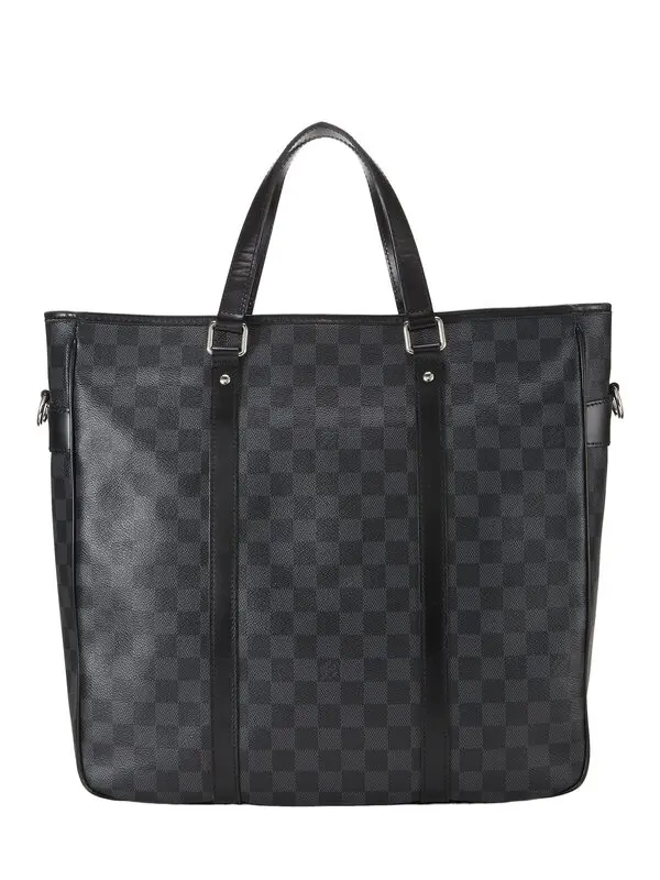 LOUIS VUITTON Damier Graphite Tadao - Black