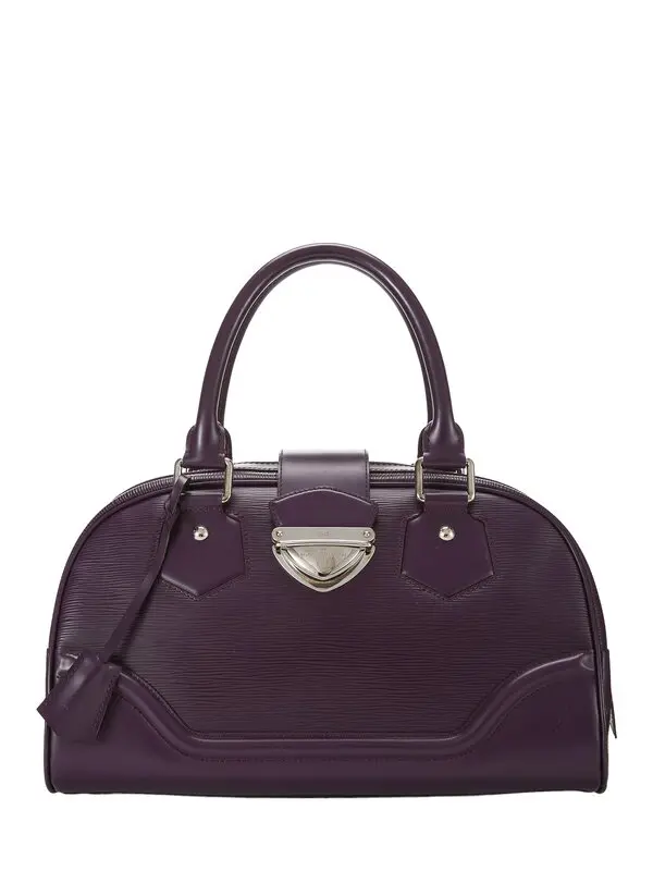 LOUIS VUITTON Epi Bowling Montaigne - Purple