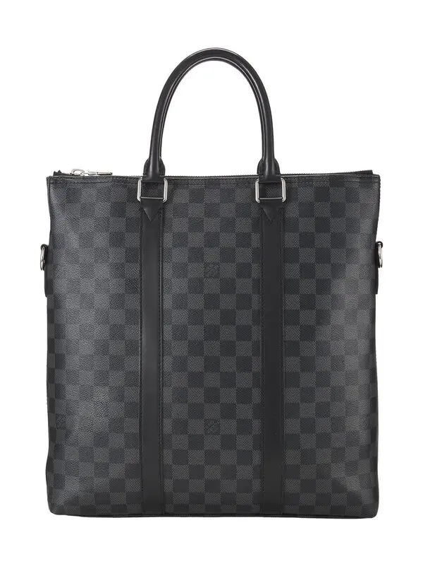 LOUIS VUITTON Damier Graphite Anton - Black