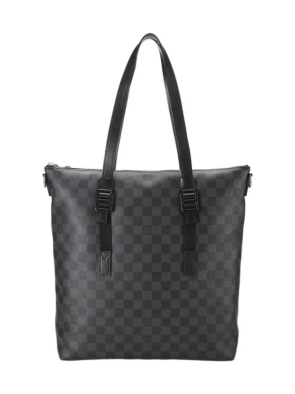 LOUIS VUITTON Damier Graphite Skyline Tote - Black