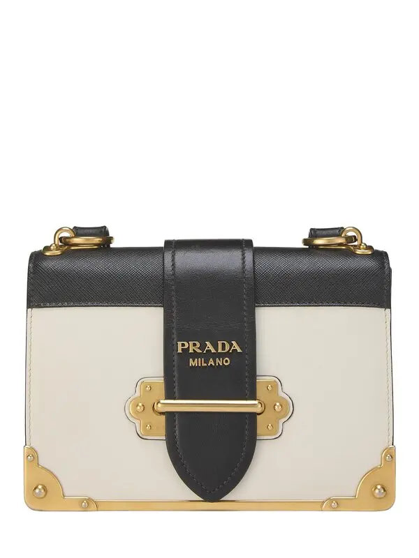 Prada Cahier Crossbody - White
