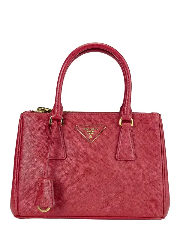 Prada Saffiano Galleria Tote - Red