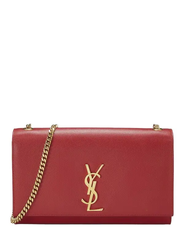 Saint Laurent Grainy Calfskin Kate - Red