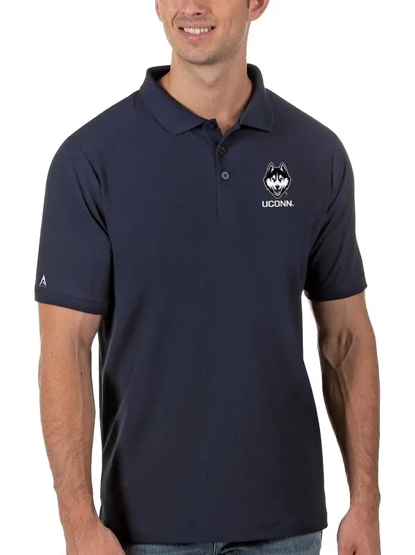 ANTIGUA Uconn Huskies Legacy Pique Polo - Navy