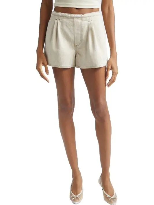 Jacquemus De-nîmes Amelo Cotton & Hemp Shorts - Light Beige