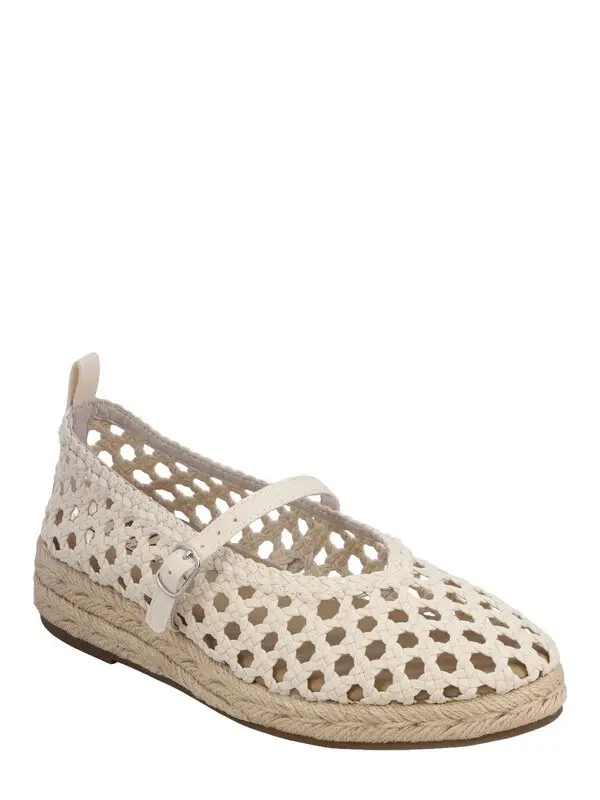 Mia Espadrille Platform Mary Jane - Bone Grosg