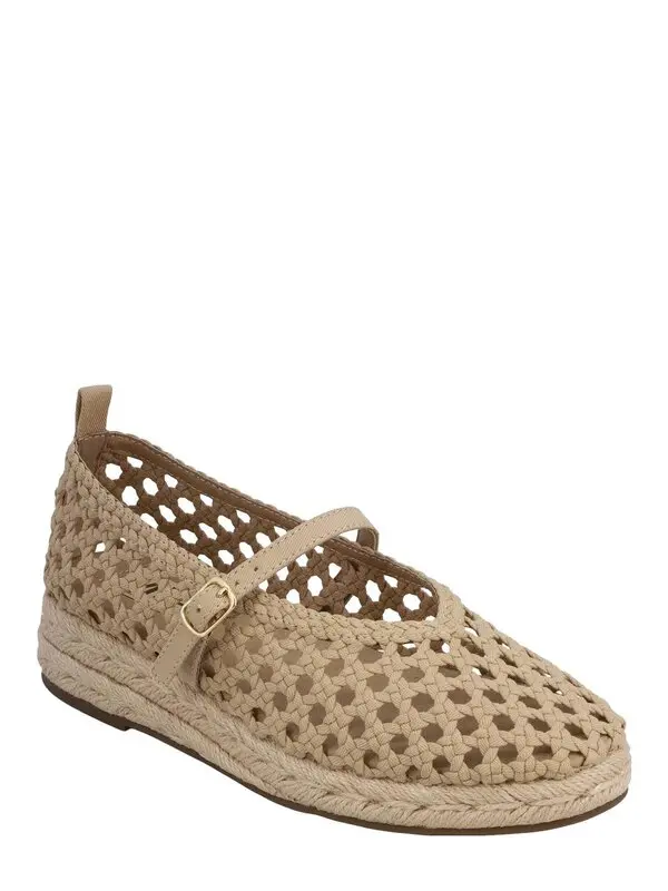 Mia Espadrille Platform Mary Jane - Natural Gr