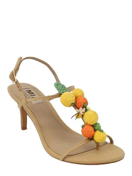Mia Zabel Slingback Sandal - Natural Ra