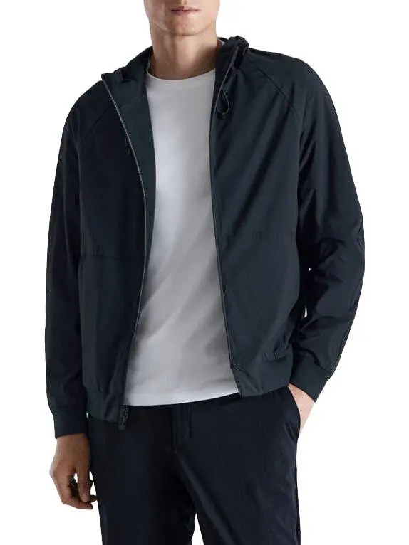 Mango Performance Zip Hoodie - Navy