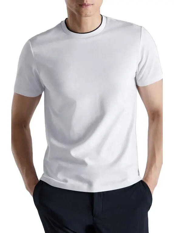 Mango Slim Fit Comfort Stretch T-shirt - White