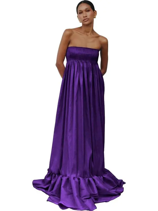 SEZ Rosette Gown - Medium Purple