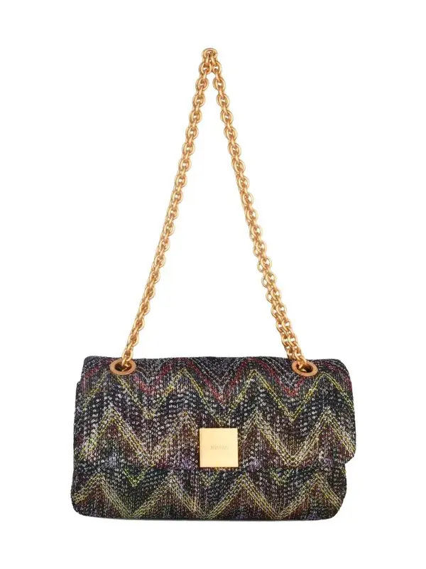 Missoni Sequin-embellished Shoulder Bag - Black