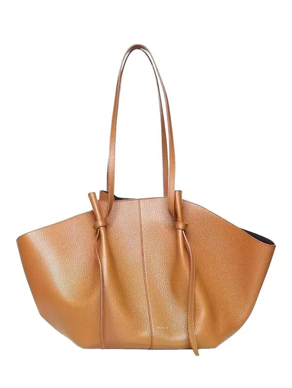 Yuzefi Mochi Pebble-grain Shoulder Bag - Brown