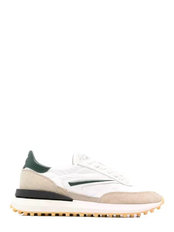 D.a.t.e. Panelled Suede-trim Sneakers - White