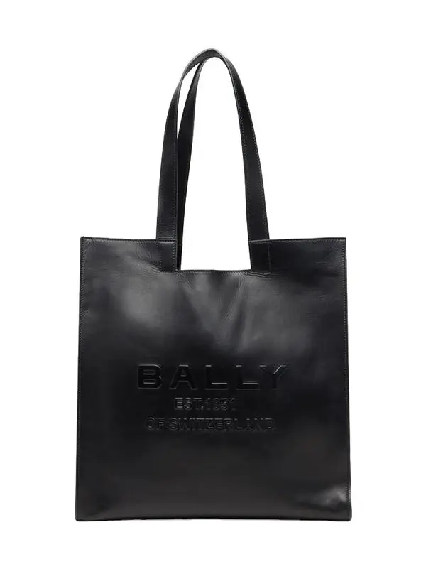 Bally Easy Leather Tote Bag - Black