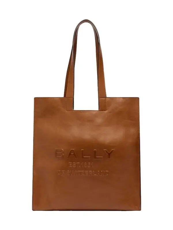 Bally Easy Leather Tote Bag - Brown