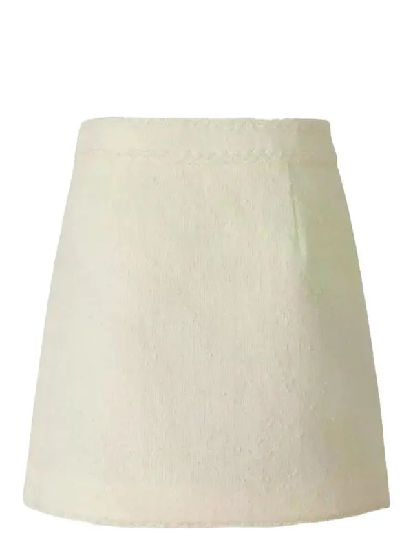 Simkhai Bouclé A-line Skirt - Neutrals