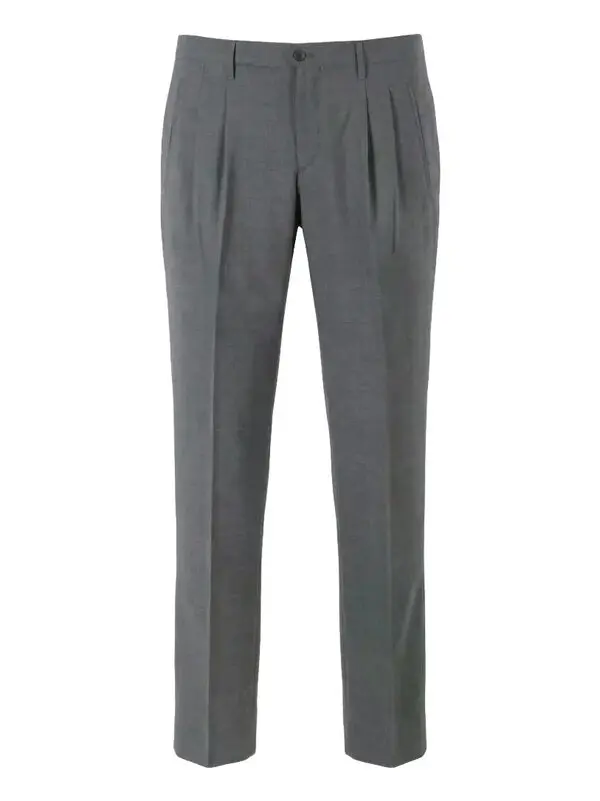 BRIGLIA 1949 Plattis Pleated Trousers - Grey