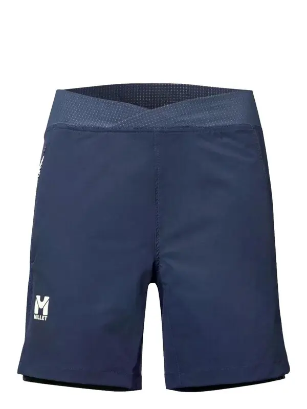 PASCAL MILLET Cimaï Logo-print Shorts - Blue