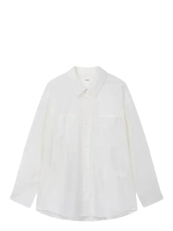 STUDIO TOMBOY Chest-pocket Shirt - White