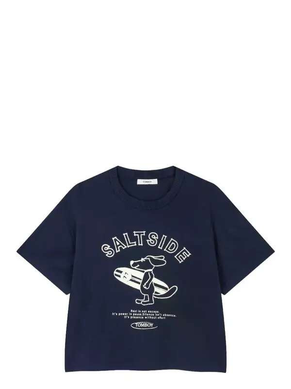 STUDIO TOMBOY Graphic-print T-shirt - Blue