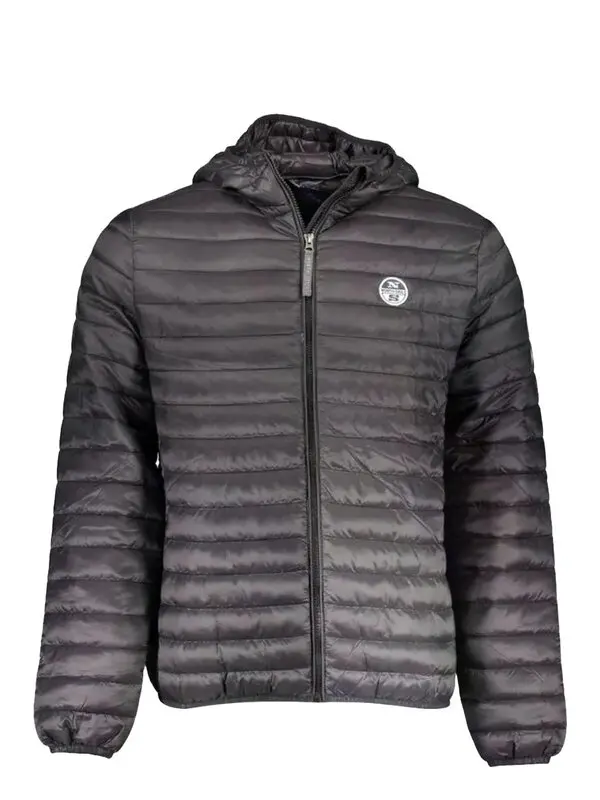 NORTH SAILS Hooded Quilted Jacket - Black