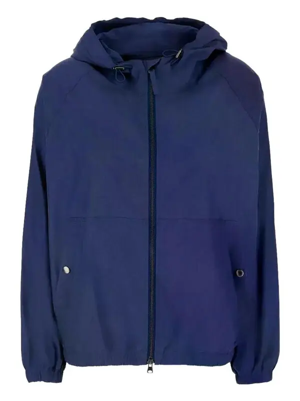 DUNST Drawstring Hood Jacket - Blue