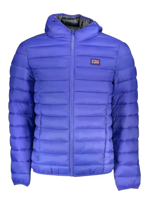 NORWAY 1963 Hooded Quilted Jacket - Blue