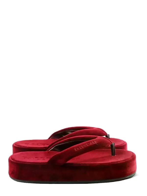 Balenciaga Jet Lag Sandals - Red