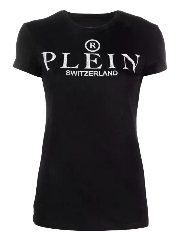 Philipp Plein Stud-logo T-shirt - Black