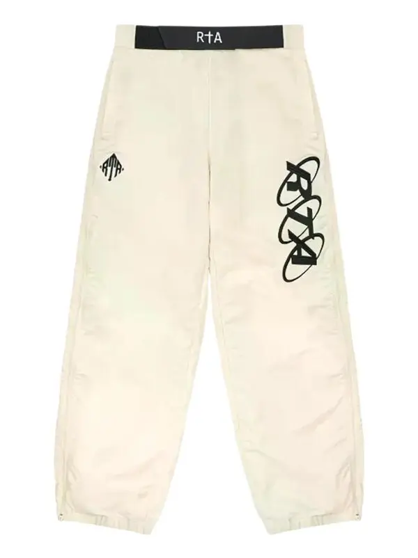 RtA Nixon Logo-print Track Pants - Neutrals