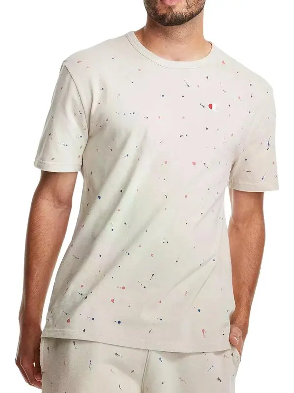 Champion Heritage Paint-splatter T-shirt - Neutrals