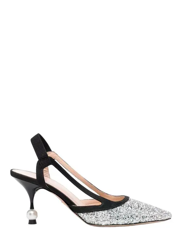Giambattista Valli 75mm Rhinestone-embellished Pumps - Black