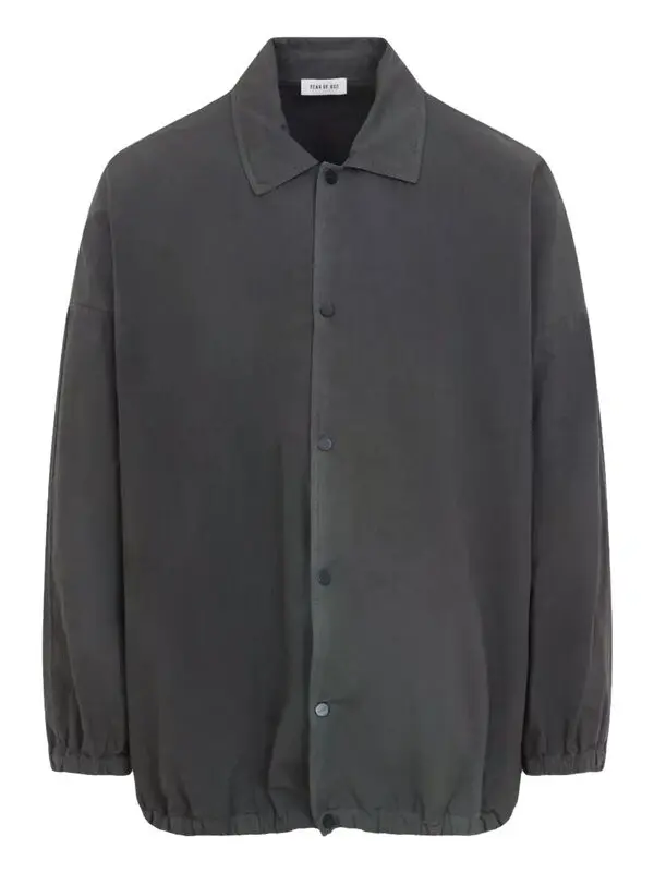 Fear Of God Logo-print Jacket - Grey