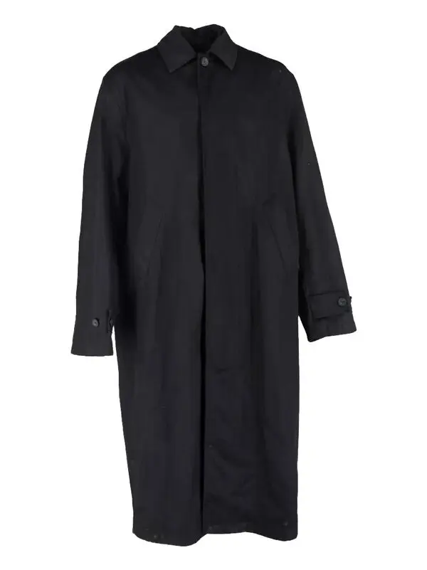 Balenciaga 2023 Single-breasted Coat - Black