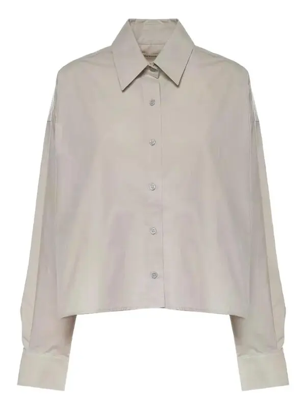 THE FRANKIE SHOP Arlen Long-sleeve Shirt - Grey