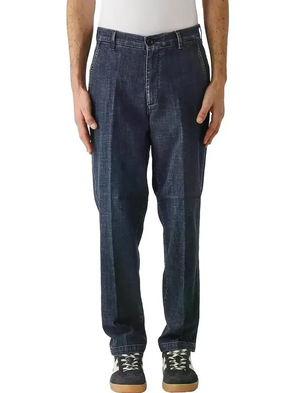 FAY Pressed-crease Jeans - Blue