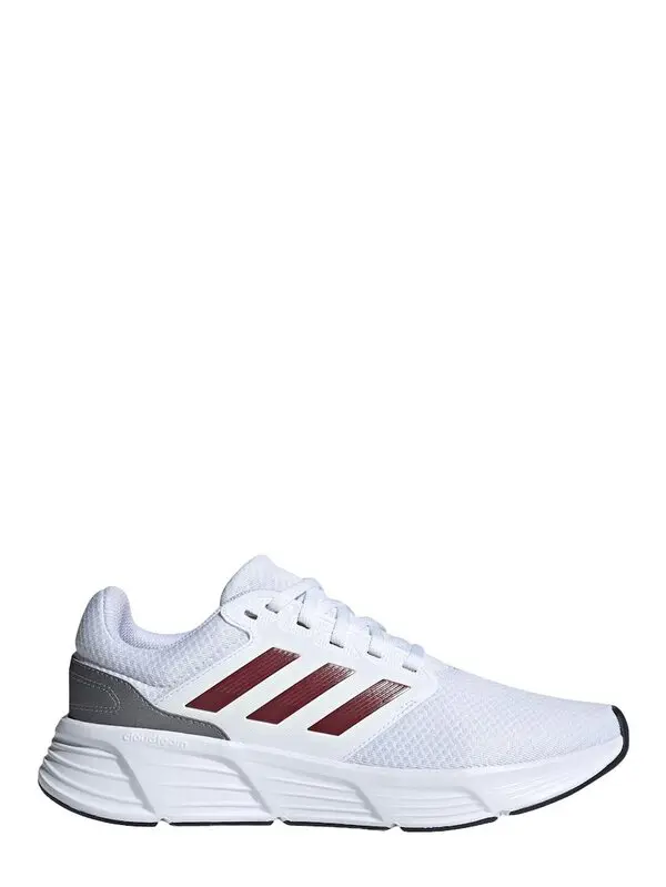 Adidas Galaxy 6 Athletic Sneakers - Cloud White/shadow Red/iron Metallic
