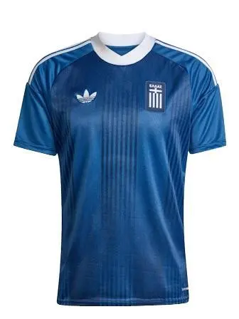 Adidas Greece 26 Away Jersey - Dusky Blue Petrol