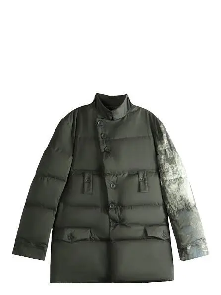 Yohji Yamamoto Padded Long Jacket - Black