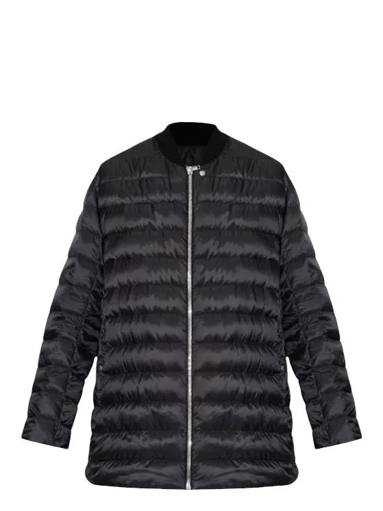 Rick Owens X Moncler Woven Flight Parka Jacket - Black