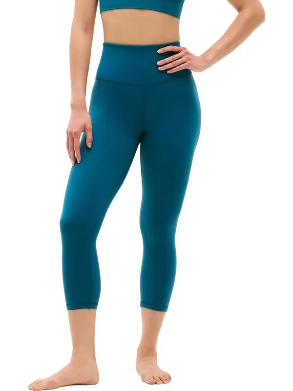 Athleta Elation Ultra High Rise Capri - Coastal Teal