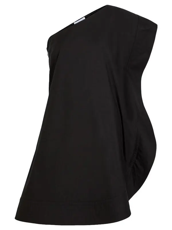 Stella McCartney Asymmetric Mini Dress - Black