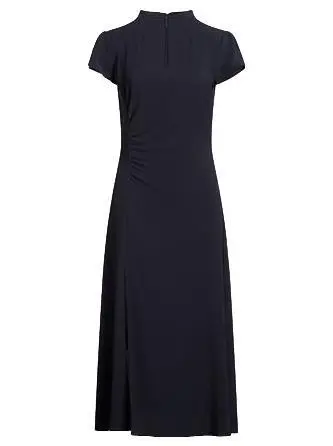 Armani Exchange Midi Flared Dress - Blue
