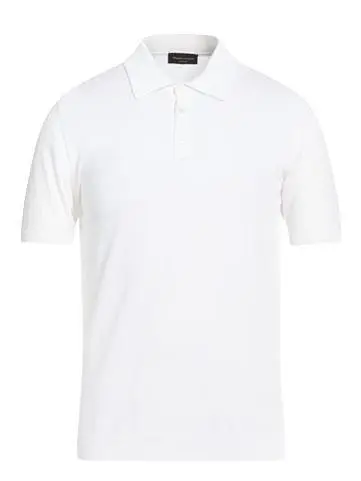 ROBERTO COLLINA Polo Shirt Size Cotton - White