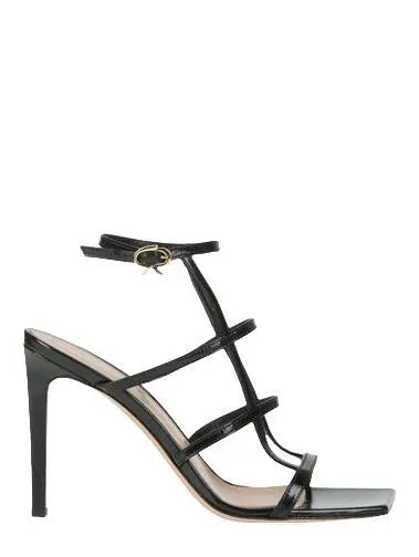 GIANVITO ROSSI Leather Sandals - Black