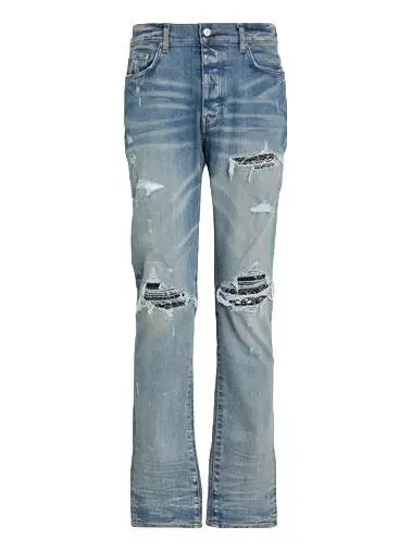 Amiri Jeans In Cotton Blend - Blue