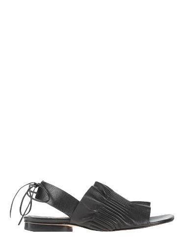 IXOS Leather Slingback Sandals - Black