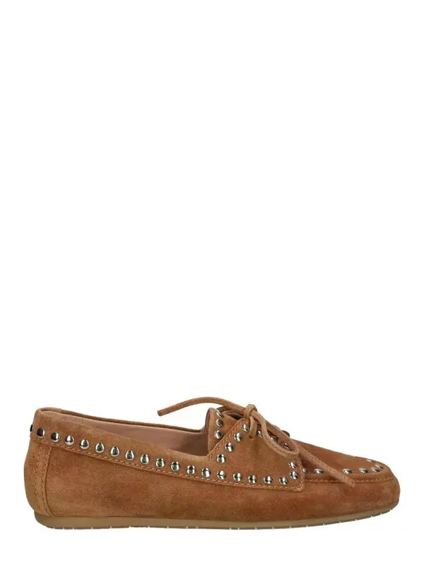 KENNEL&SCHMENGER Studded Lace-up Loafers - Brown