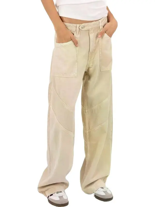 ICON DENIM LOS ANGELES Sia Wide-leg Jeans - Neutrals